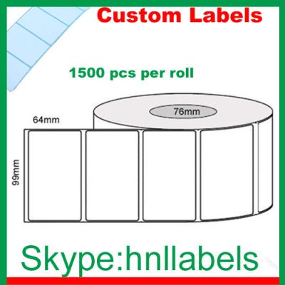 Chine Le transfert thermique marque 99mmX64mm/1 la poly constante simple de petit pain, 1,500Lpr, noyau de 76mm à vendre
