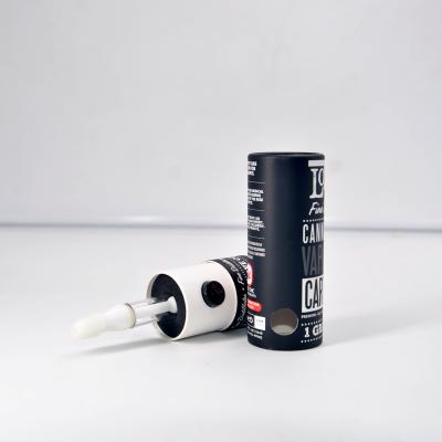 China Embalagem de dispositivo à prova de crianças personalizado tubo de papel redondo resistente a crianças com botão de bloqueio à venda