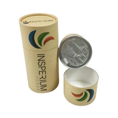 China Airtight Cardboard Tube Containers , CMYK Custom Printed Paper Tubes 157gsm for sale