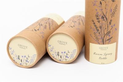 Cina UV ha elaborato i tubi di carta biodegradabili impressi per il deodorante in vendita