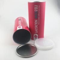 China Custom 46mm Paper Composite Cans Moisture Proof Cylinder Packaging Container for sale