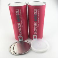China Custom 46mm Paper Composite Cans Moisture Proof Cylinder Packaging Container for sale