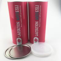 China Custom 46mm Paper Composite Cans Moisture Proof Cylinder Packaging Container for sale