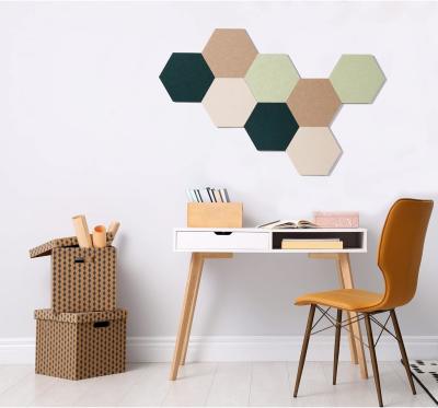 China PET Acoustic panels Polyester Fiber Sound Absorbing Felt Board Decorative Acoustic Wall Panel for sale