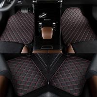 Quality Pvc Leather Car Foot Mat Foot Mat Durable Protective Floor Covering for Vehicle for sale
