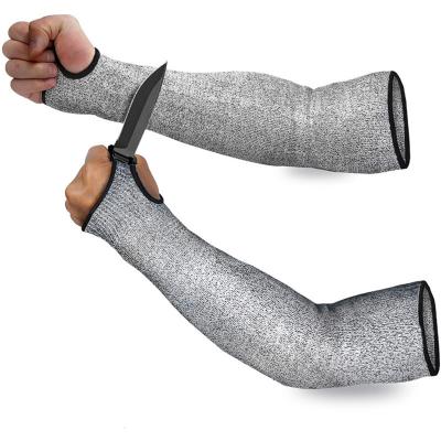 China Anti Cut Level 5 UHMWPE(HPPE) Cut Resistant Sleeves Anti Cut Sleeves for sale
