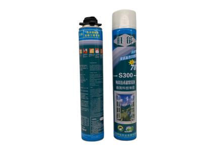 China Art PU-Spray-Schaum-Isolierung des Gewehr-750ml mit starker Klebkraft zu verkaufen