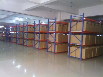 China Rack de prateleira comercial de aço laminado a frio 1350 mm de altura Superfície com revestimento em pó à venda