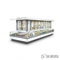 China el refrigerador de la exhibición del supermercado de 50hz 12v para el color de la carne cubrió el material del tablero en venta