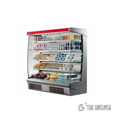 Cina annuncio pubblicitario del frigorifero dell'esposizione del supermercato 220v con 2 porte 3 porte in vendita