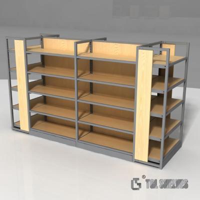 Cina Polvere di legno dello scaffale dello scaffale del supermercato che ricopre liberamente Combinated moderno in vendita