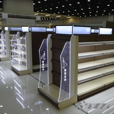 中国 セリウムの証明のゴンドラの棚の棚、現代ゴンドラの棚に置く粉のコーティングの表面 販売のため
