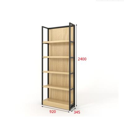 China OEM 15mm Thickness Wooden Display Rack Powder Coated for sale