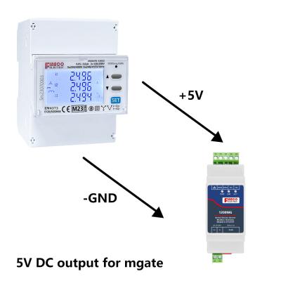 China MID approved EM4373 lora module three phase power quality analyzer~lora rs485~modbus for sale