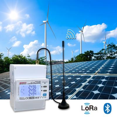 China MID approved EM4373 lora module three phase power quality analyzer~lora rs485~modbus for sale