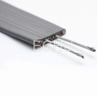 China Bunch Core Flat Elevator Cable, ECHU Traveling Cable, PVC Flat Cable for sale