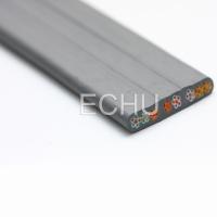 China Bunch Core Flat Elevator Cable, ECHU Traveling Cable, PVC Flat Cable for sale