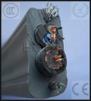 China CCTV Cable for Elevator, flat traveling video cable, ECHU Flat Cable for sale