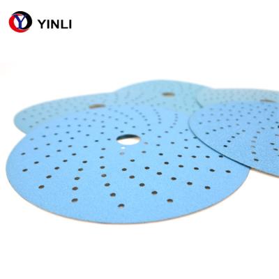 China Disco 80 Grit Adhesive Sanding Discs da fibra da resina de uma zircônia de 5 polegadas à venda