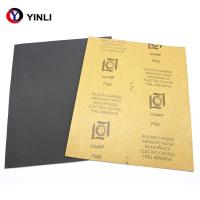 China Waterproof Silicon Carbide Sandpaper P60-2000 Grit 230x280mm Wet Dry Polishing Paper for sale