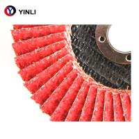 China 4.5 Inch 115mm Ceramic Flap Disc Type 27 Type 29 Grit 60 Grinding Wheel for Metal Stainless Steel for sale