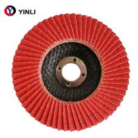 China 5 Inch Ceramic Flap Disc 125x22mm Grit 40 for Stainless Steel Grinding for sale
