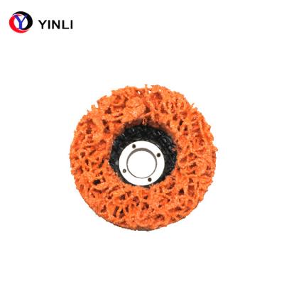 strumenti abrasivi puliti di 125mm e della striscia arancio del disco per l'eliminazione della pittura