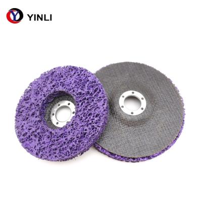 China colore porpora di 150mm 46 Grit Clean And Strip Disc per rimozione della ruggine for sale