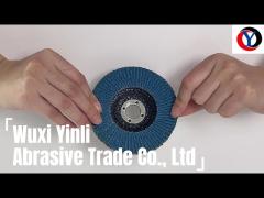 Round Type T27 T29 Zirconia Flap Disc 4-6 Inch For Grinding / Deburring