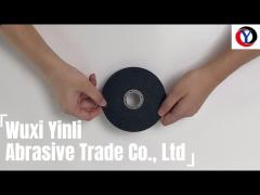 Round Abrasive Stainless Steel Cutting Disc Glass Fiber Backing 4-8 Inch For Angle Grinder