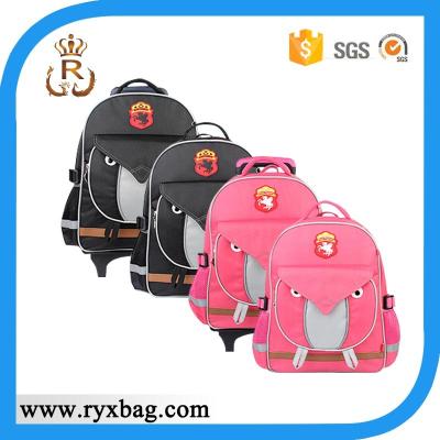China Kids cute trolley school bag for sale