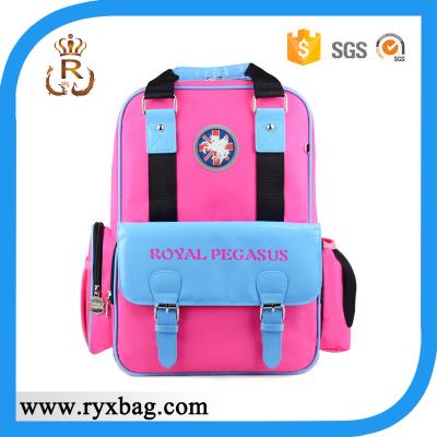 China Dual school backpacks / school handbag for sale