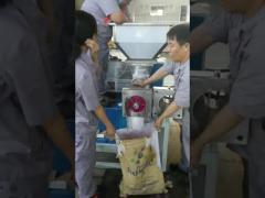 Roestvrij staal 304 materiële enige laag één de zeepnoedels die van de schroefpelletiseermachine machine maken