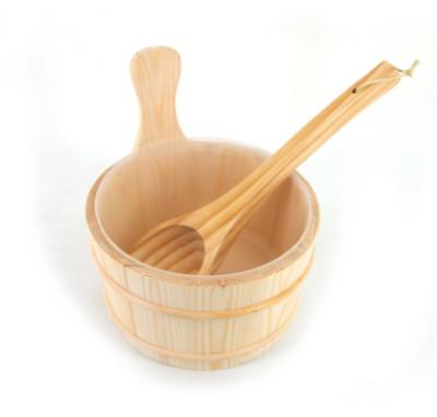 China Portable Wooden Foot Bath Basin High Durability Sauna Accessories for sale