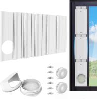 China Portable AC Window Vent Kit Adjustable PVC Window Seal Panel For Sliding Window for sale