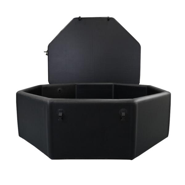 Quality Polygon Foldable Ice Bath Tub 3m Big Inflatable Pool For 2HP Chiller Capacity for sale