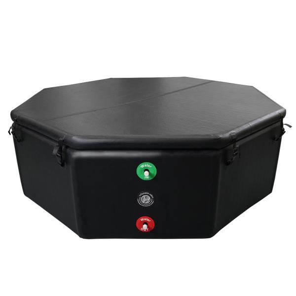 Quality Polygon Foldable Ice Bath Tub 3m Big Inflatable Pool For 2HP Chiller Capacity for sale