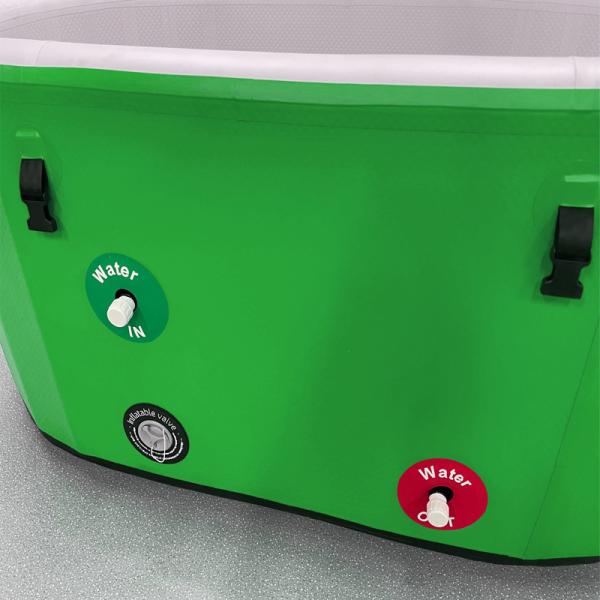 Quality Inflatable Pink Plunge Ice Bath Cold Water Tub For Universal Applications for sale