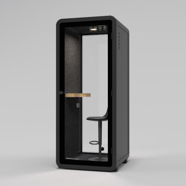 Quality Movable Modular Soundproof Call Booth Soundproof Booth Office With Air Ventilation System for sale