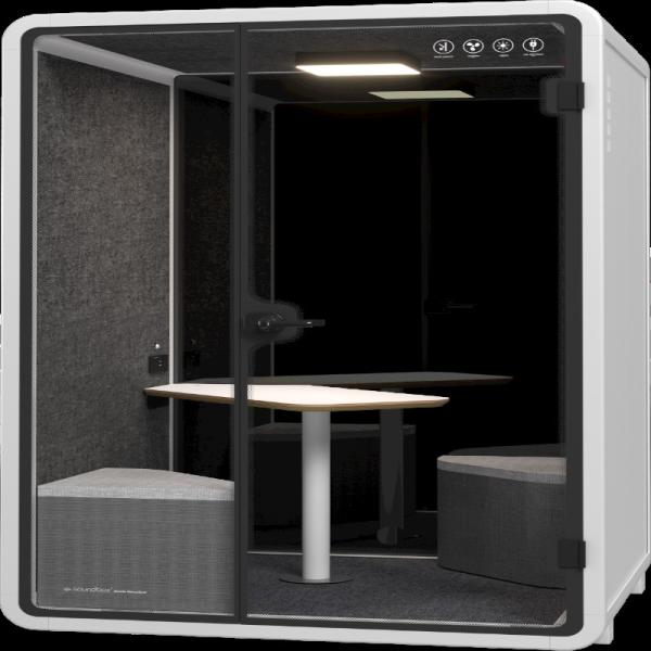 Quality Medium Size Soundproof Meeting Booth High Durability For Workspaces for sale