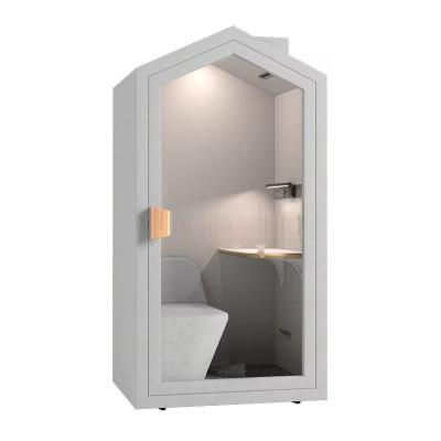 China Eco Friendly Soundproof Office Phone Booth Silent Booth Office For Children Reading for sale
