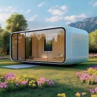 Quality Double Layered Outdoor Office Pod Soundproof High Durability For Park for sale