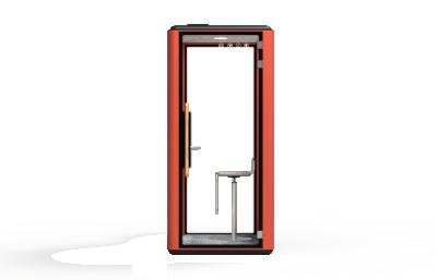 China Professional Modern Acoustic Soundproof Recording Booth Prefab Office Phone Booth For Meeting Pods Warehouse Storage Prefab for sale