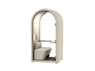 China Modern Soundproof Home Pod | Compact Privacy Workstation with Desk & Chair for Study for sale