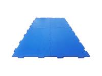 China Interlocking Playground Shock Pad 20mm 30mm 50mm PE Resin Safety Layer for Artificial Grass for sale