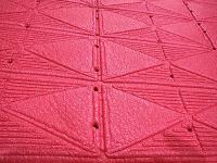 China 10mm Thick Patterned Shock Pads for Artificial Turf 1.5m Wide Polyethylene for sale