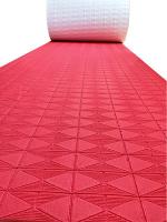 China 10mm Thick Patterned Shock Pads for Artificial Turf 1.5m Wide Polyethylene for sale