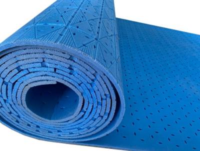 China Underlay Shock Pad 8mm 10mm 12mm with Fleece under Artificial Grass for Soccer FIFA Field for sale