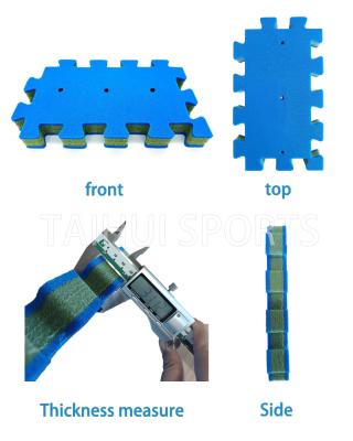 China HIC/CFH Certified PE Foam Interlocking Puzzle Pad - 15-70mm Thickness Waterproof with Drainage Holes for Playground Safety for sale