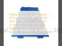 Puzzle puzzle interlock Certificado CFH / HIC Soluciones de almohadillas de choque para deportes más seguros Construir superficies más seguras e inteligentes Proyectos de césped y patios de recreo centrados en la seguridad Reducir el riesgo影響から保護を保証する